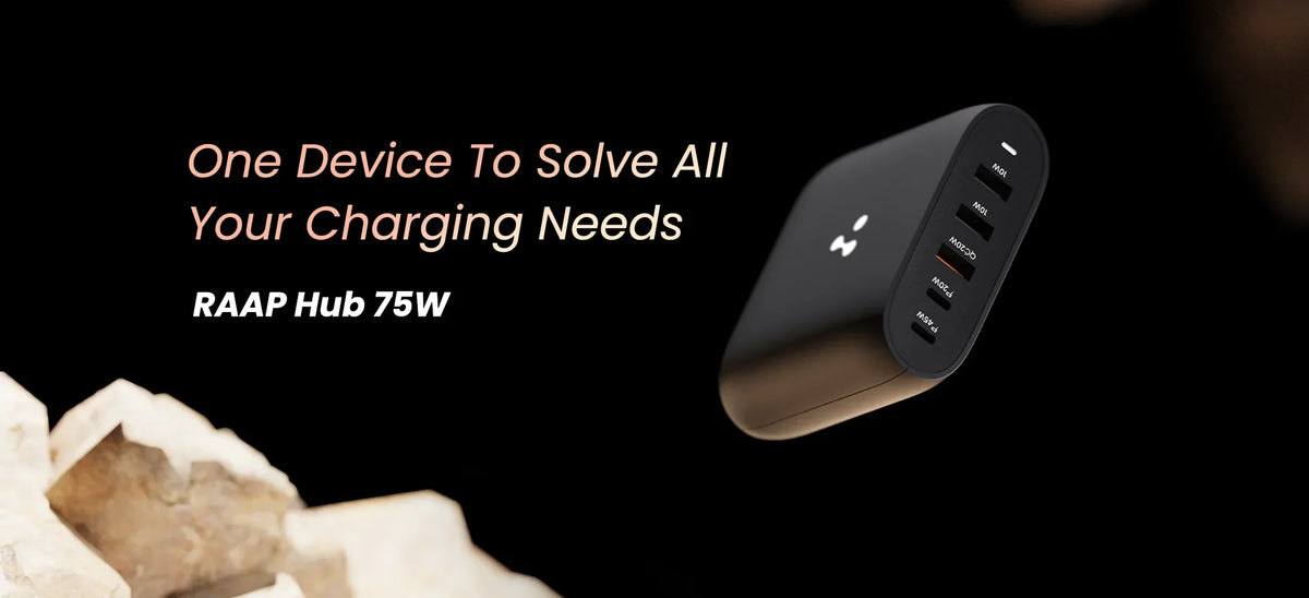 Ambrane RAAP Hub 75W Multi-Port Charging Hub: One Device To Solve All ...